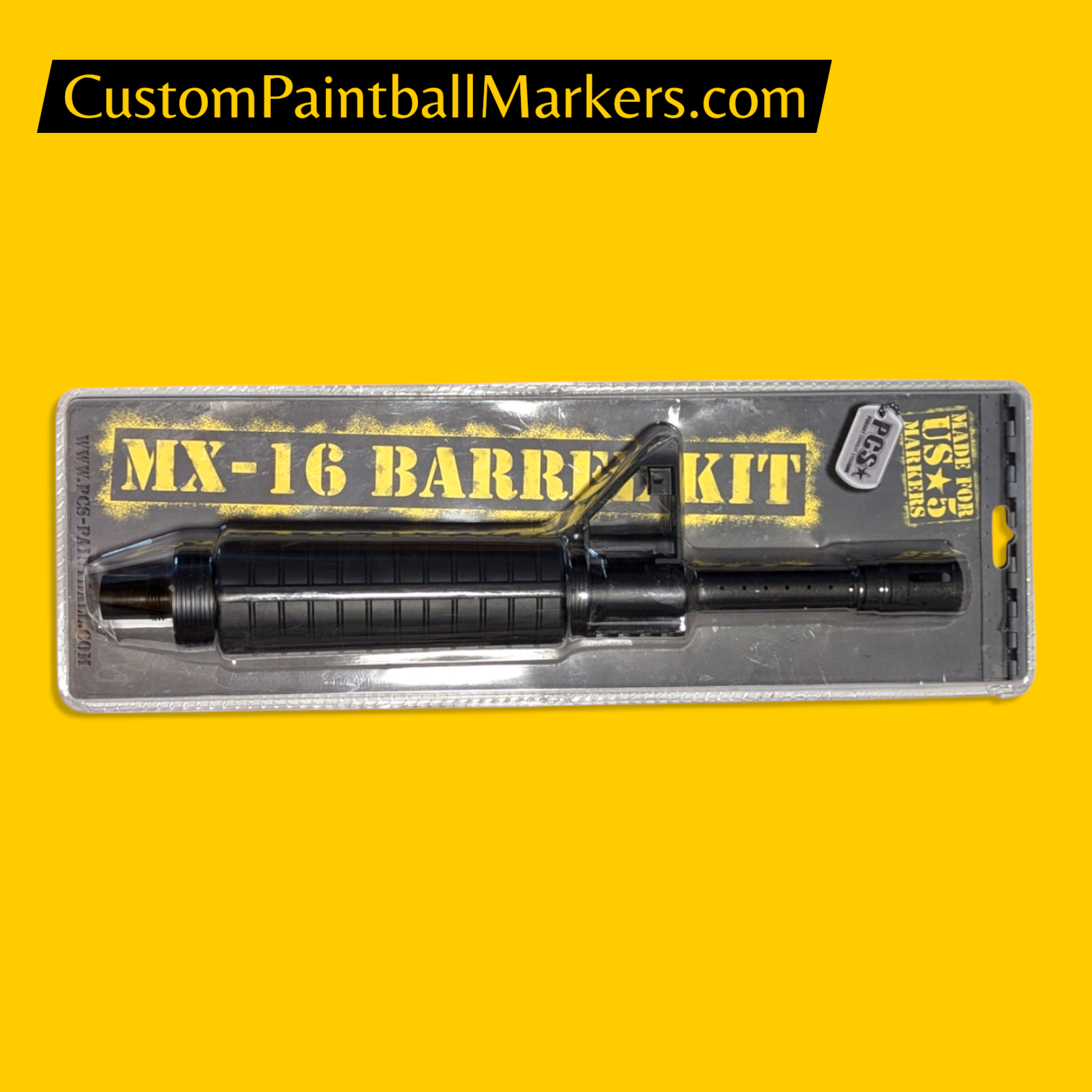 MX-16 Paintball Barrel Kit • Milsim PCS M16 Barrel – Custom Paintball ...